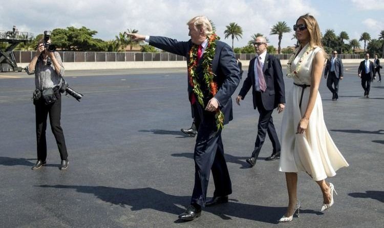 Donald And Melania Just Arrived In Hawaii - Look What's The First Thing ...